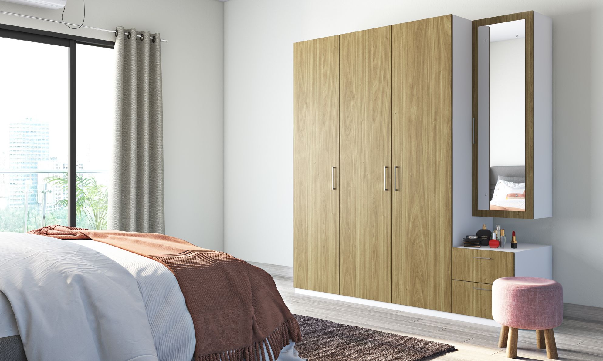 Chose the best laminate finish for you with Nordic Walnut