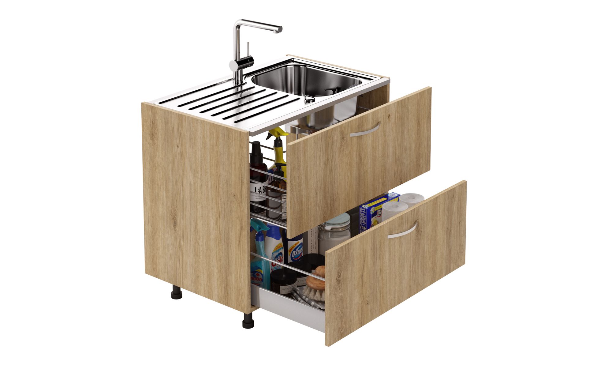 Kitchen Cabinet Design: Base Units Cabinet Ideas & Images - Sink Unit