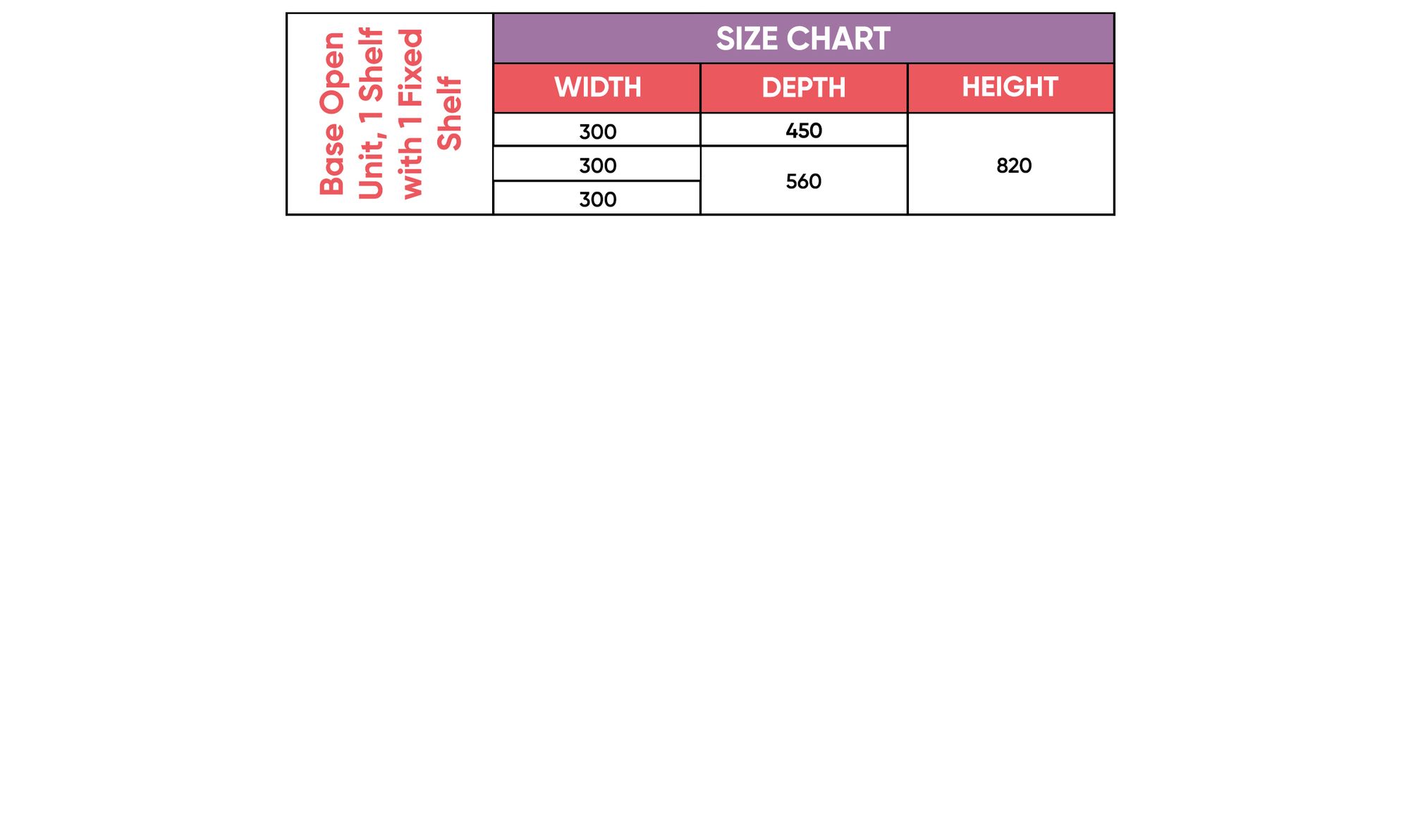 Kitchen Cabinet Design: Base Units Cabinet Ideas & Images - Base Open Unit