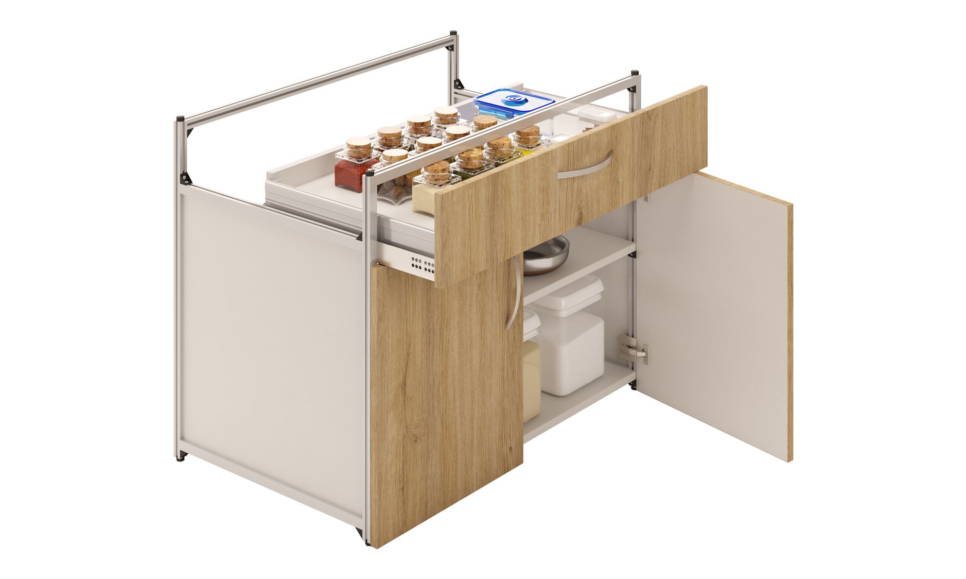 Kitchen Cabinet Design: Base Units Cabinet Ideas & Images - 1 Drawer ...