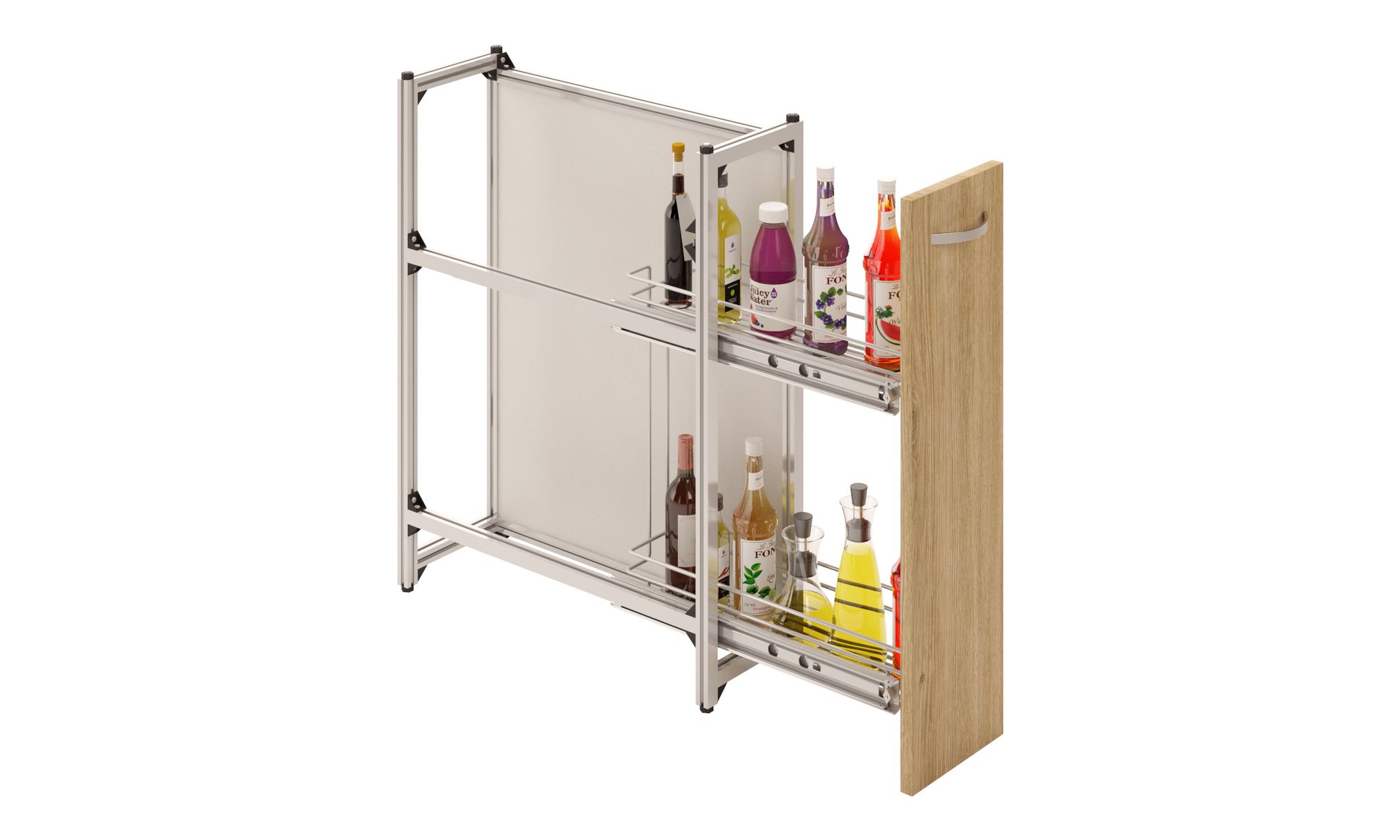 Kitchen Cabinet Design: Base Units Cabinet Ideas & Images - Bottle Pullout