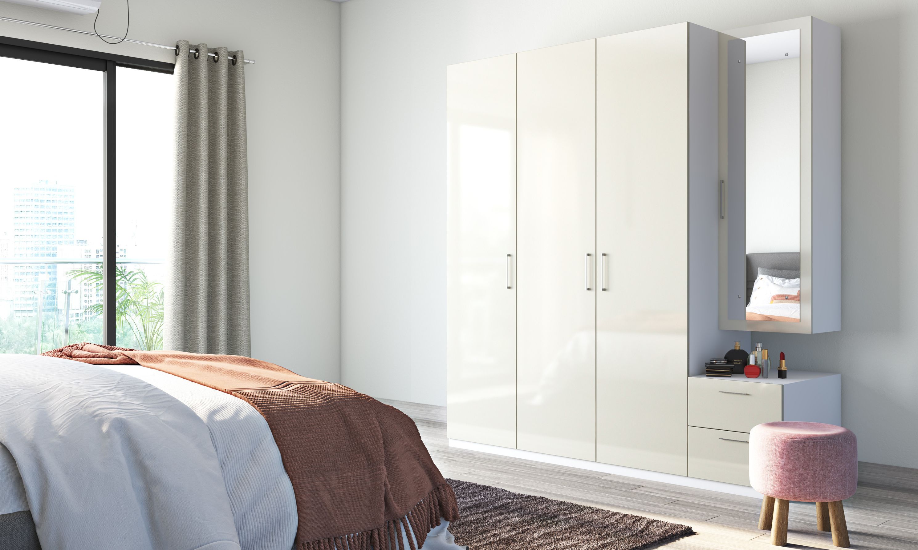Chose the best laminate finish for you with Champagne