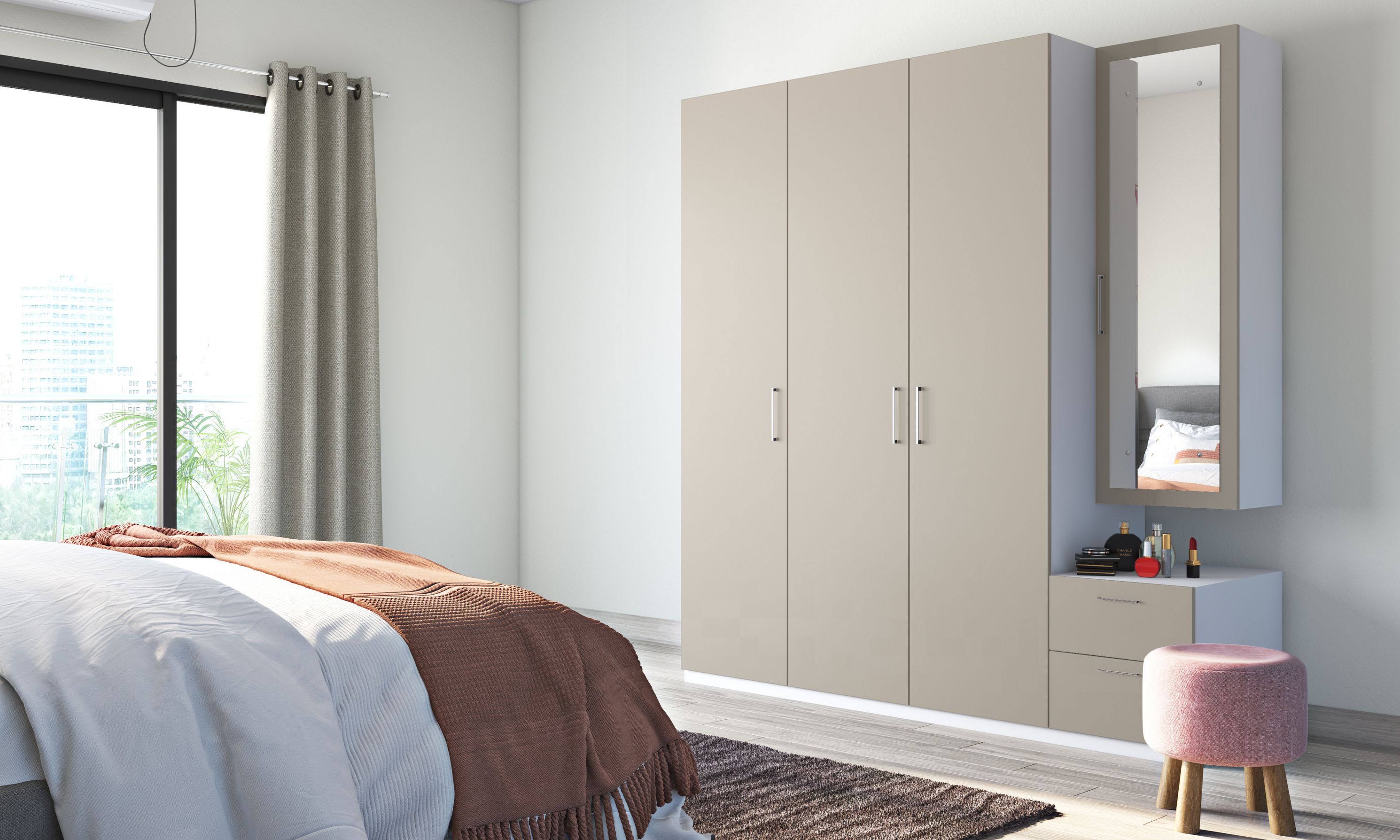 Chose the best laminate finish for you with Pumic Grey