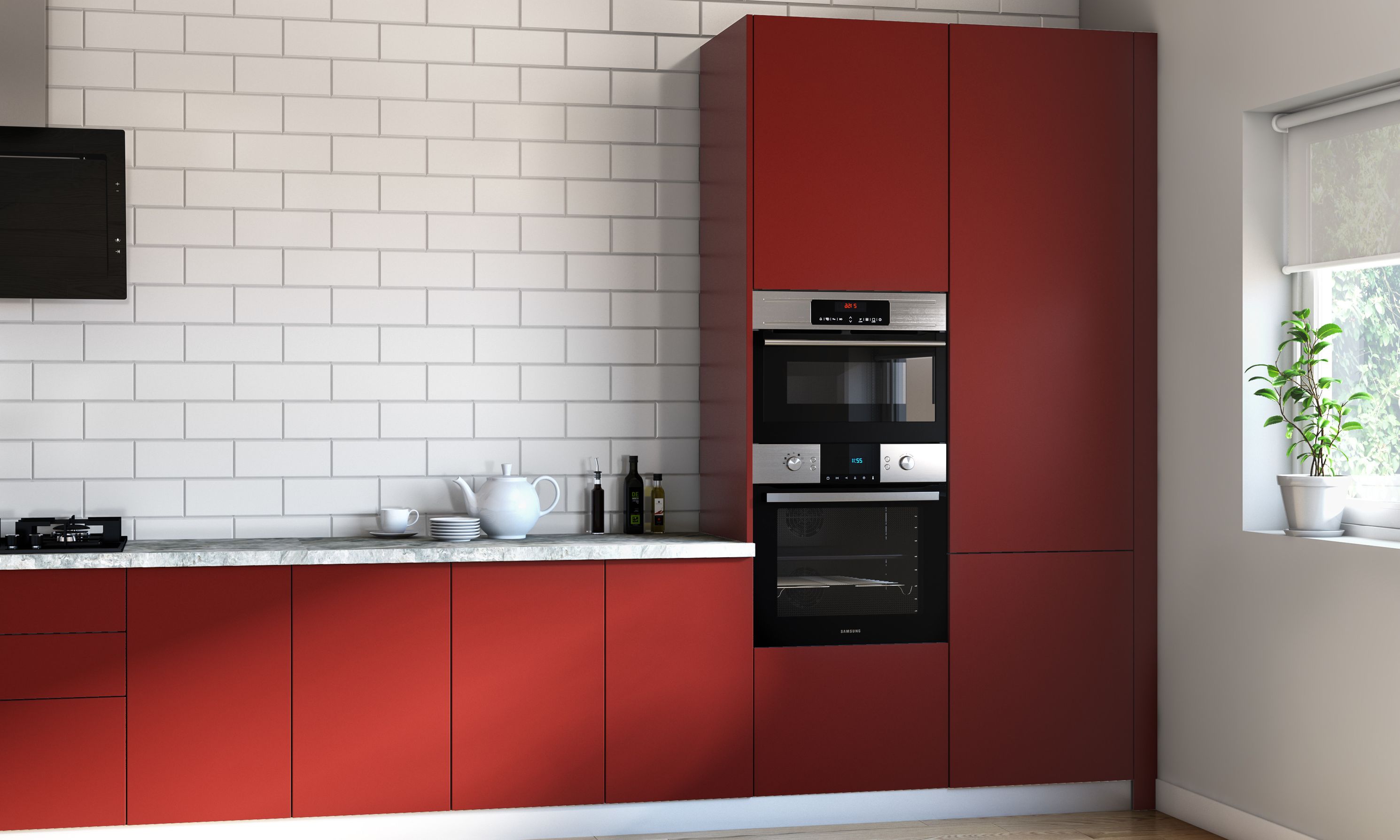 Chose the best laminate finish for you with Maroon