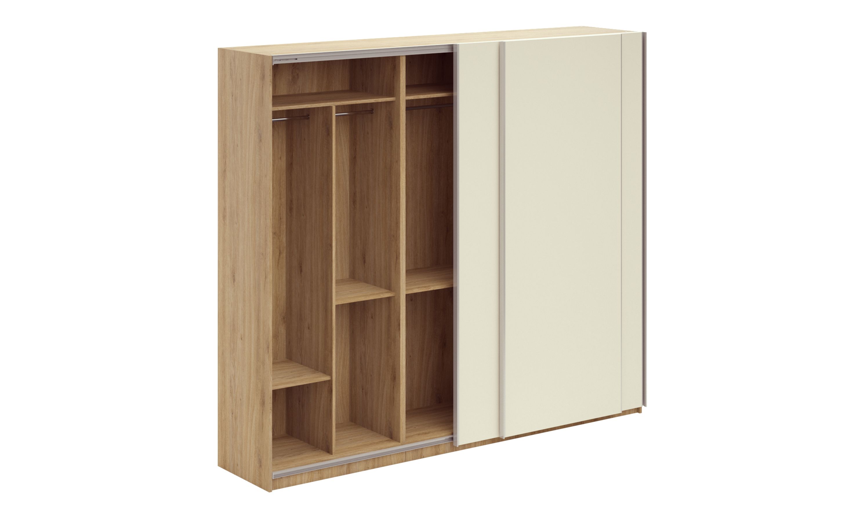 Everything you need to know about wardrobe unit - Overlay Sliding 3-Door