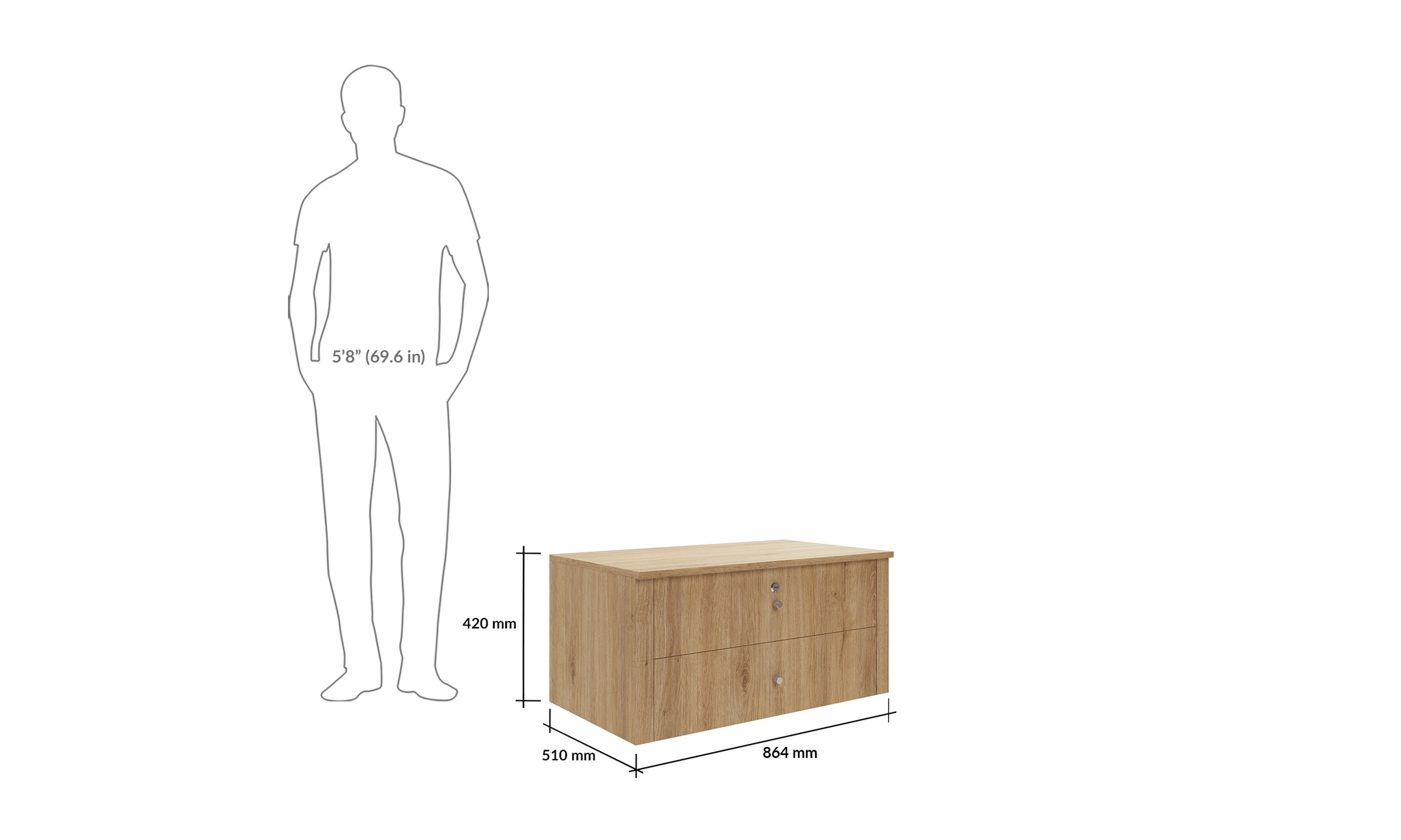 Everything you need to know about wardrobe unit - 2-Drawer Set