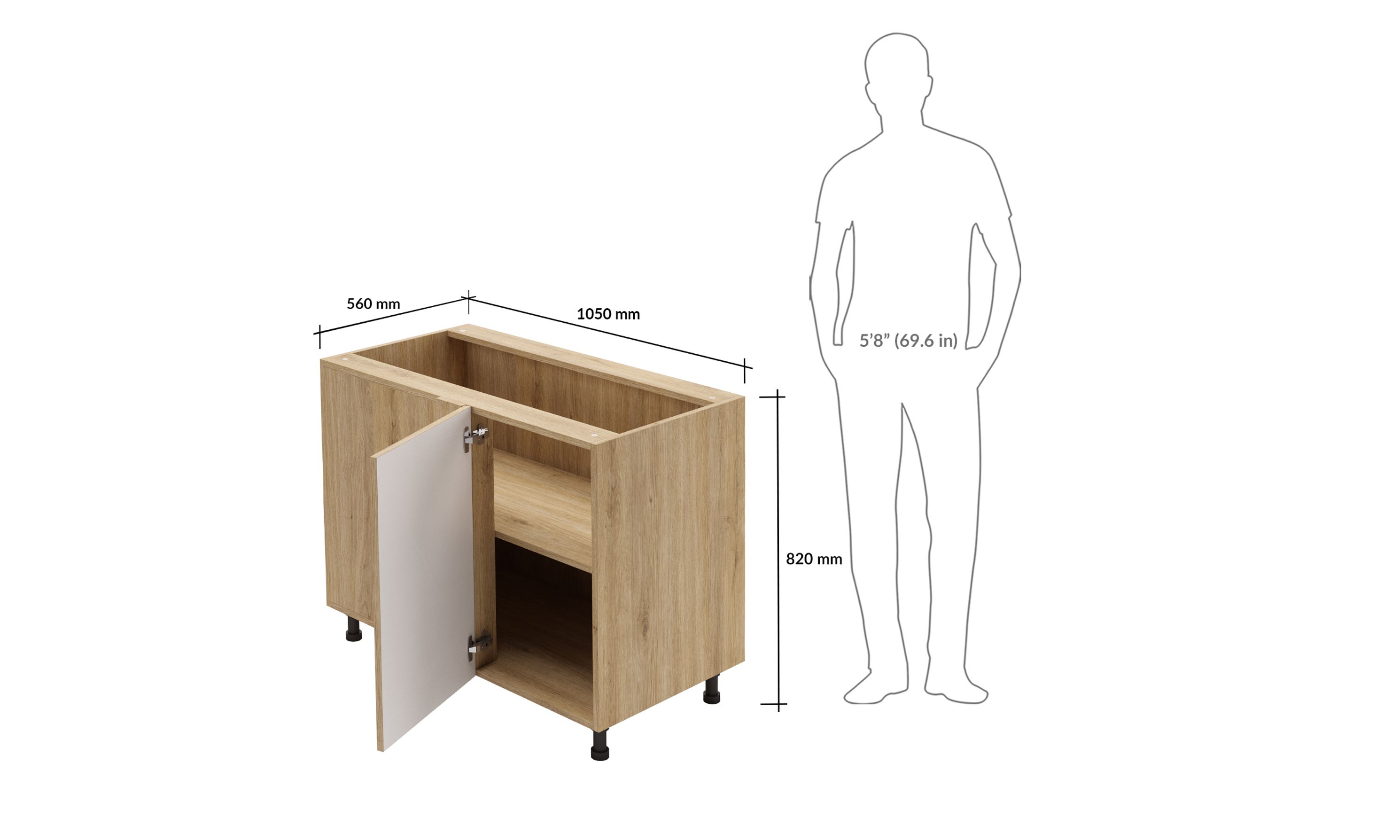 Kitchen Cabinet Design: Base Units Cabinet Ideas & Images - Blind ...