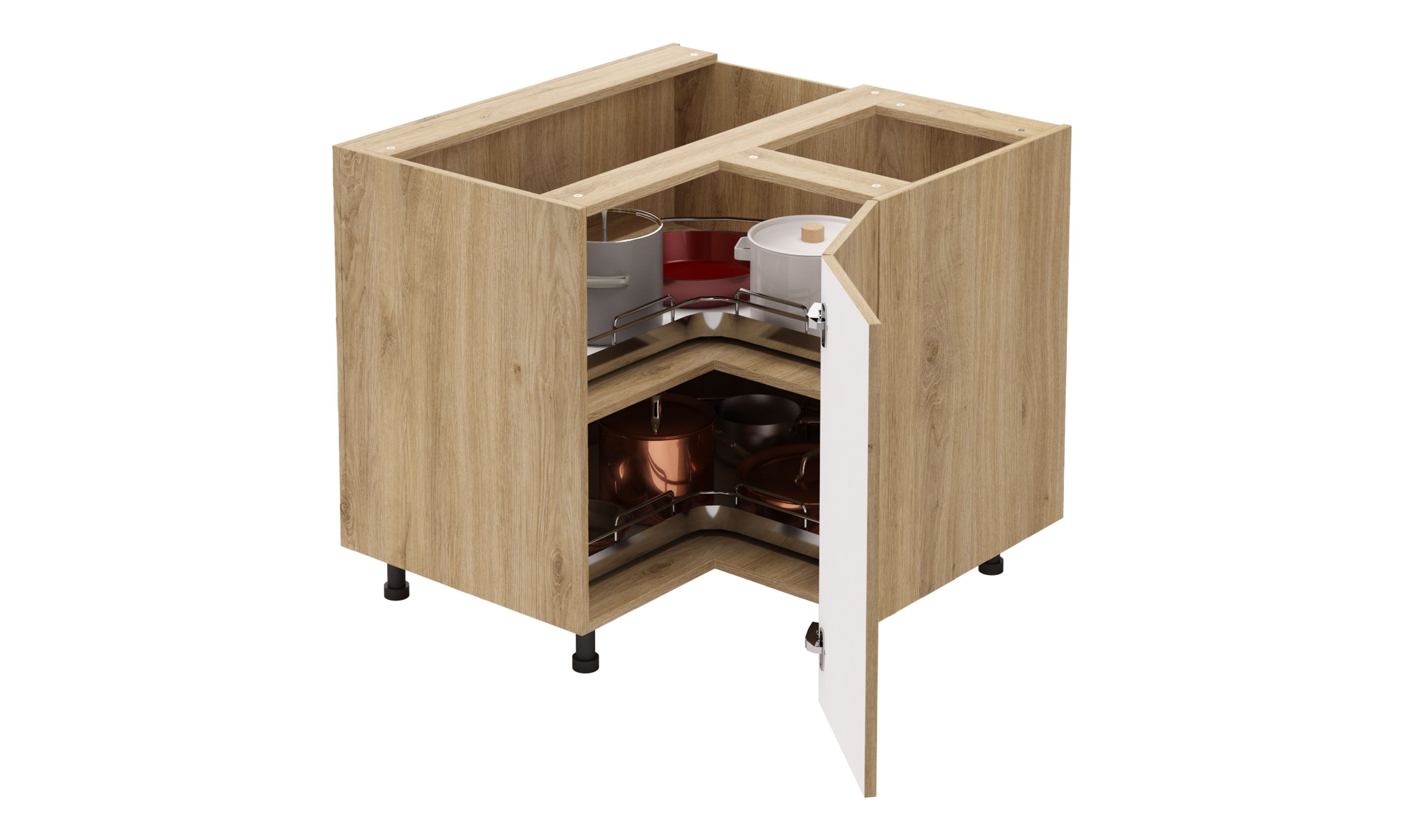 Kitchen Cabinet Design: Base Units Cabinet Ideas & Images - Corner Unit