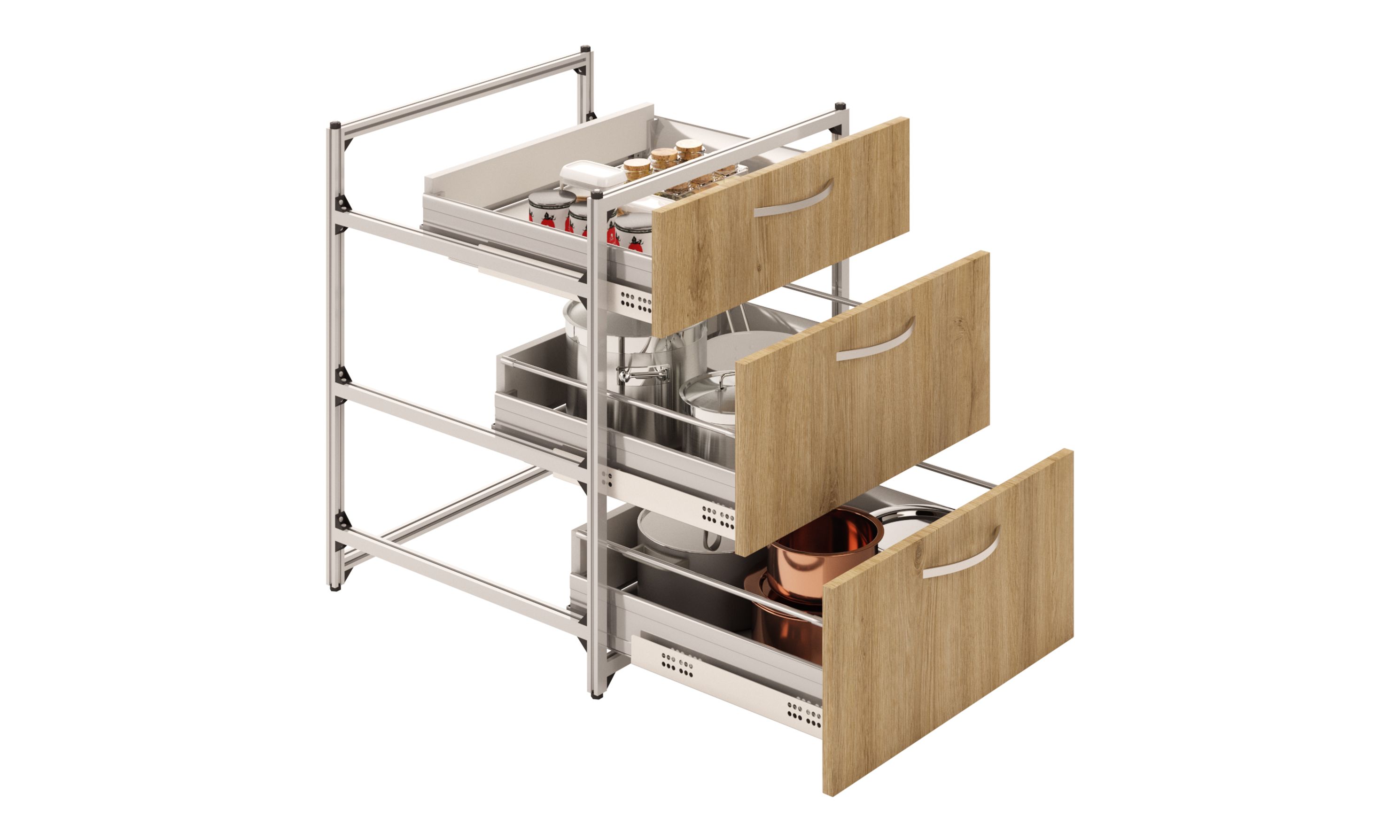 Kitchen Cabinet Design: Base Units Cabinet Ideas & Images - 3 Drawer ...