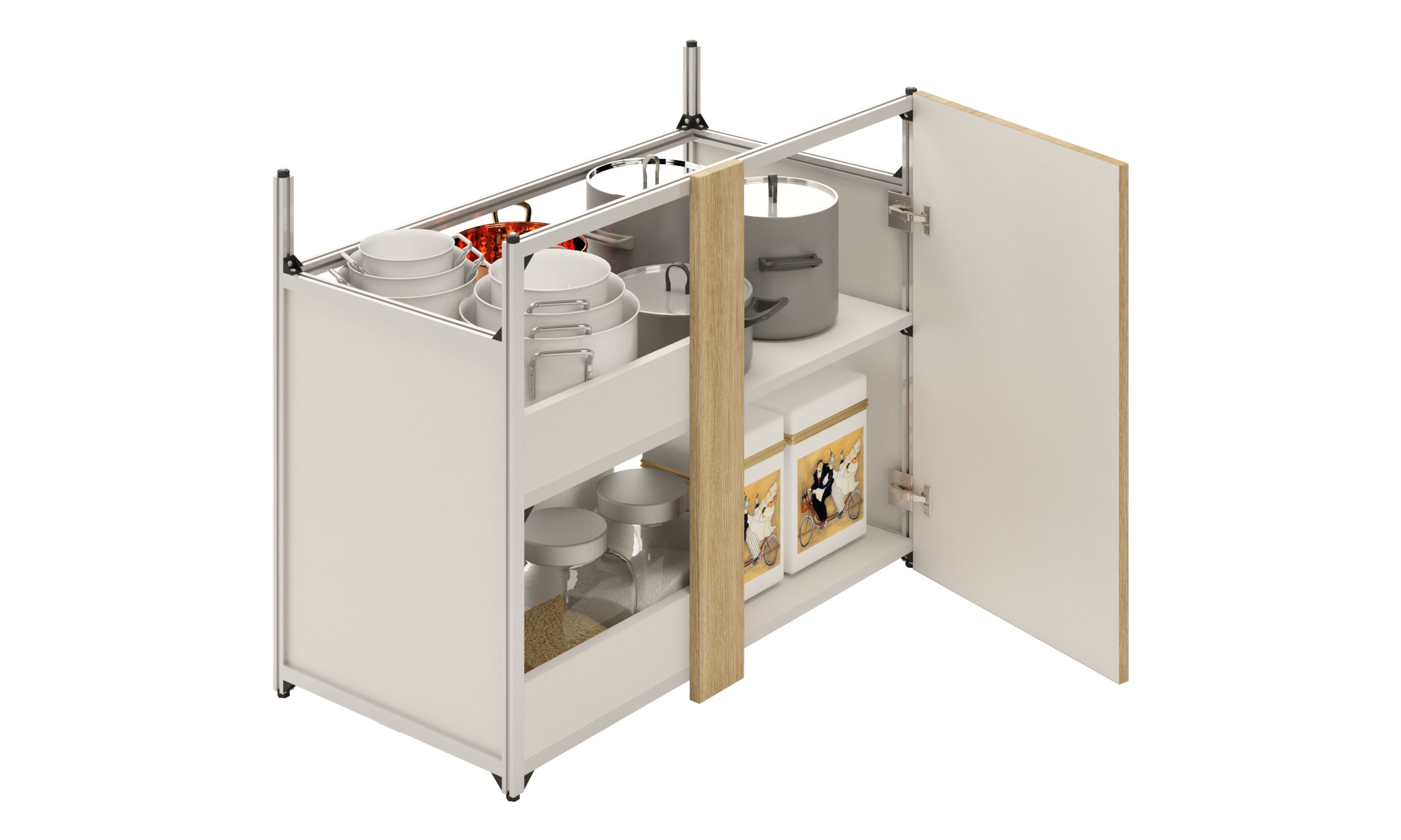 Kitchen Cabinet Design: Base Units Cabinet Ideas & Images - Blind ...