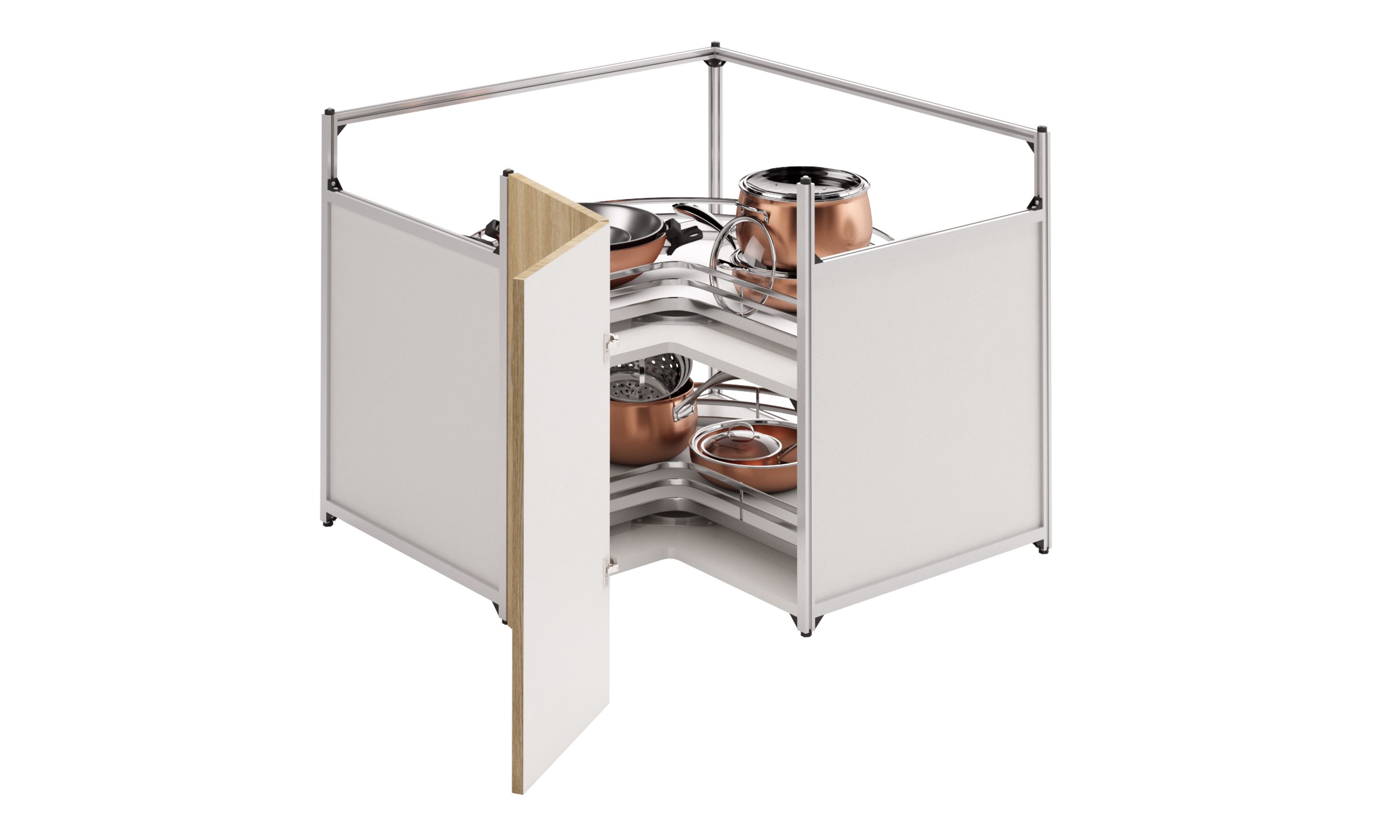 Kitchen Cabinet Design: Base Units Cabinet Ideas & Images - L Corner Unit