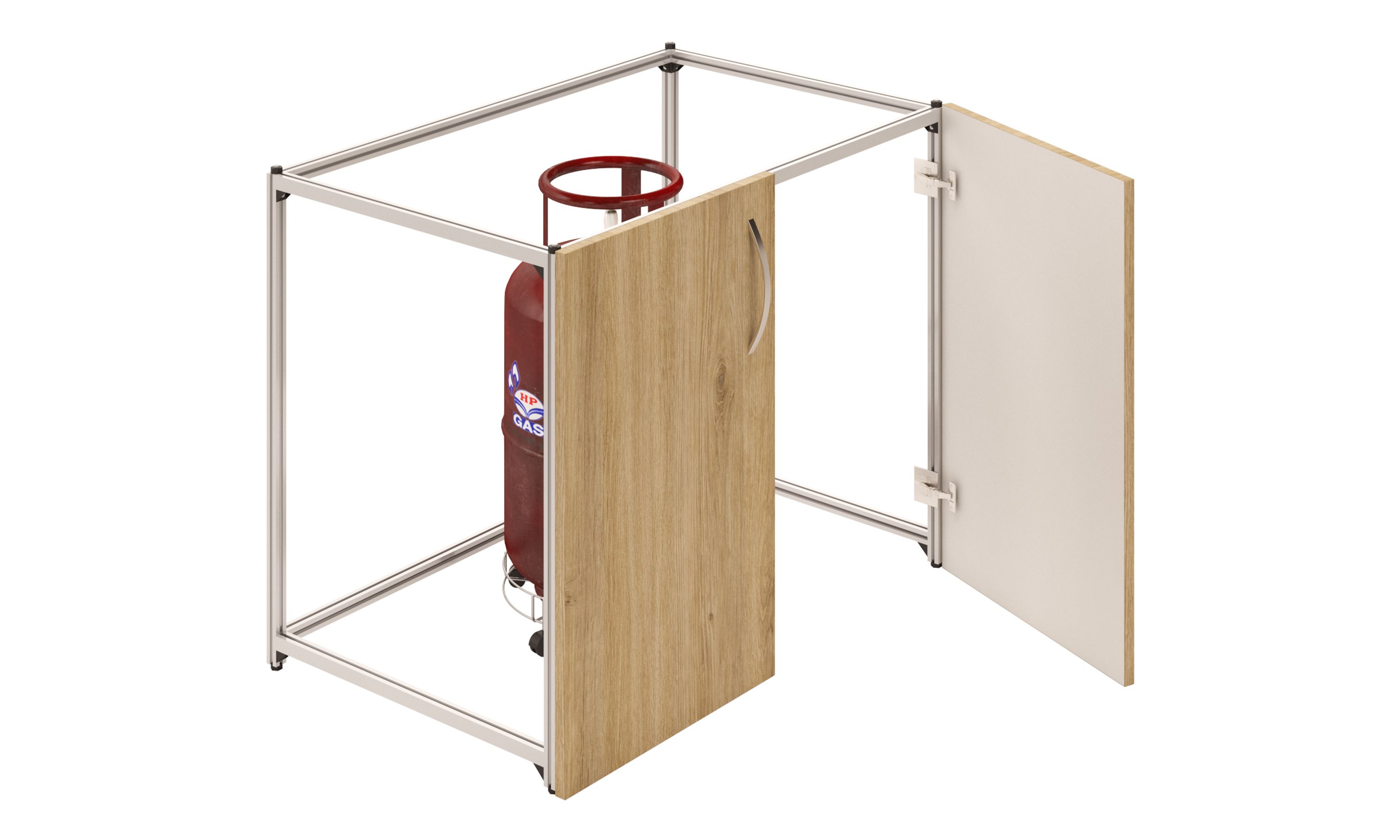 Kitchen Cabinet Design: Base Units Cabinet Ideas & Images - Cylinder Unit